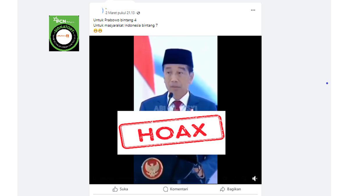Hoaks Terkini Seputar Jokowi, Simak Daftarnya - Cek Fakta Liputan6.com