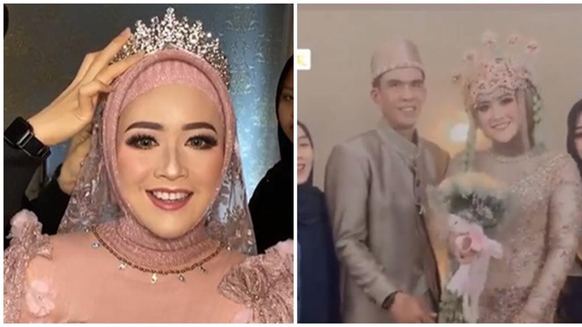 6 Momen Akad Nikah Meggy Wulandari dan H. Muhammad, Penuh Kebahagiaan