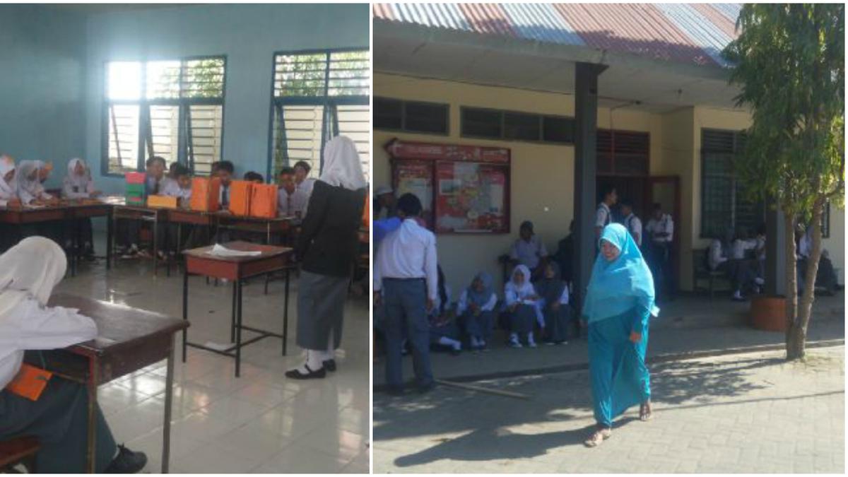 ‎Hari Pertama Sekolah, Siswa Baru di Makassar Semangat Ikuti MOS - News ...