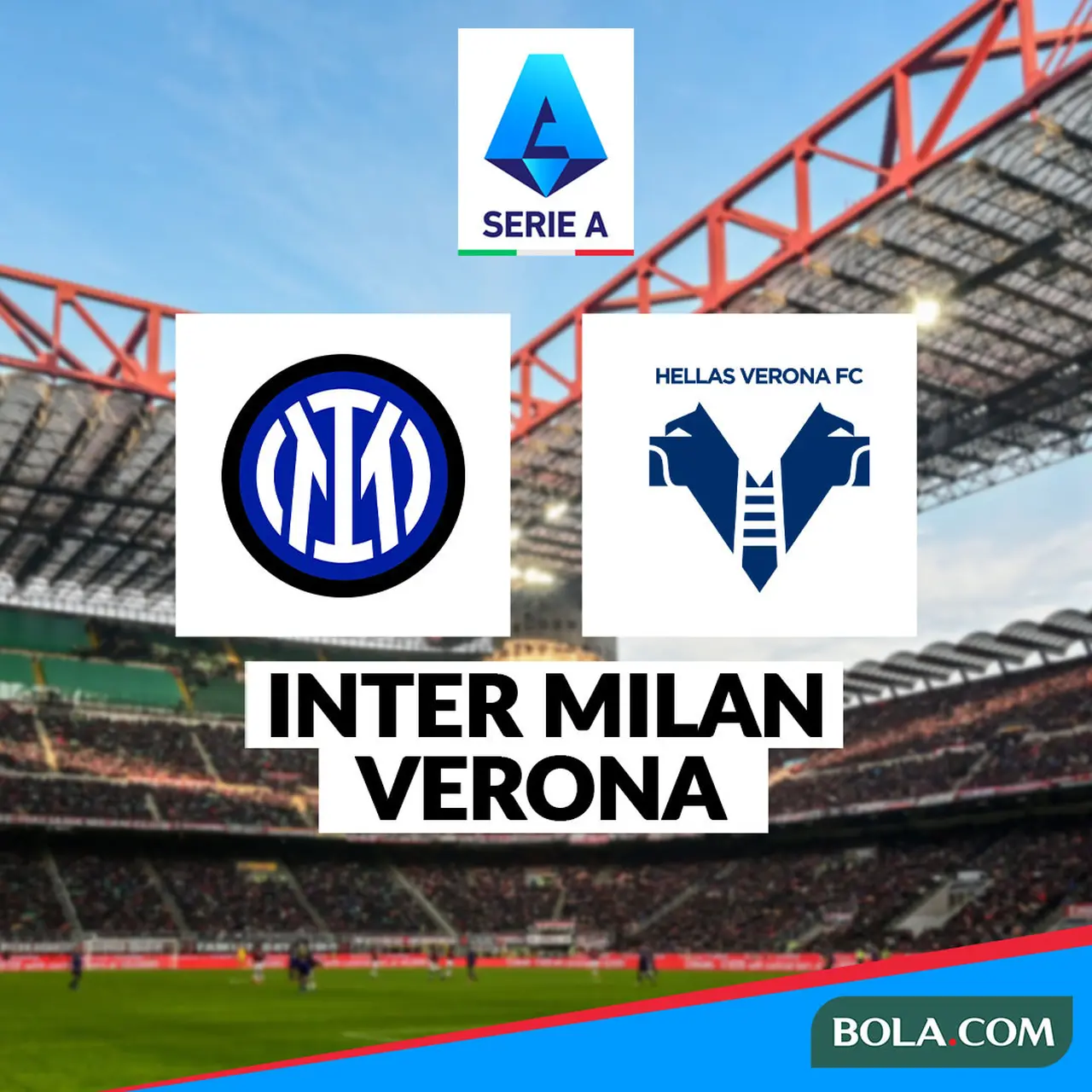 Link Live Streaming Liga Italia di Vidio: Inter Milan Vs Verona