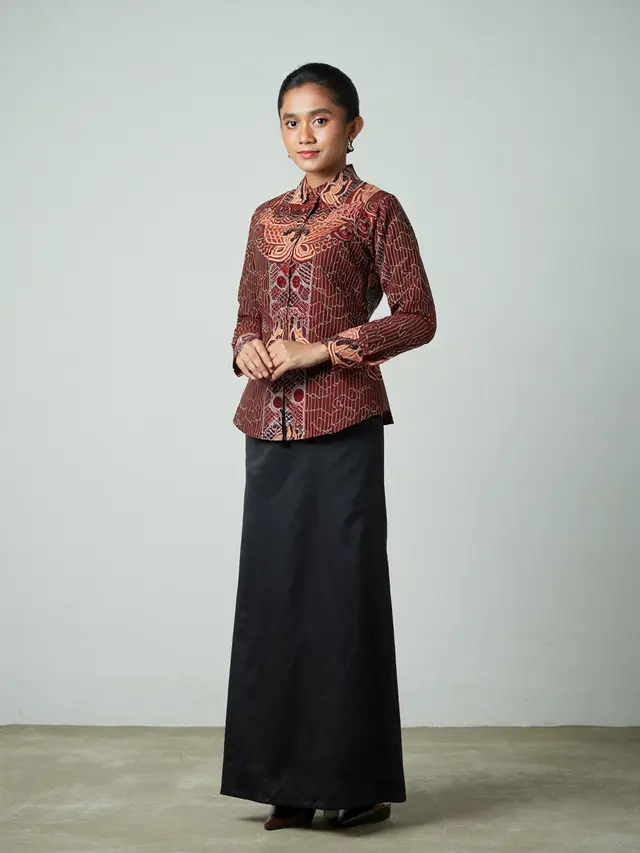 13 Model Baju Batik Tunik Bawahan Rok, Gaya Modis untuk Formal hingga ...