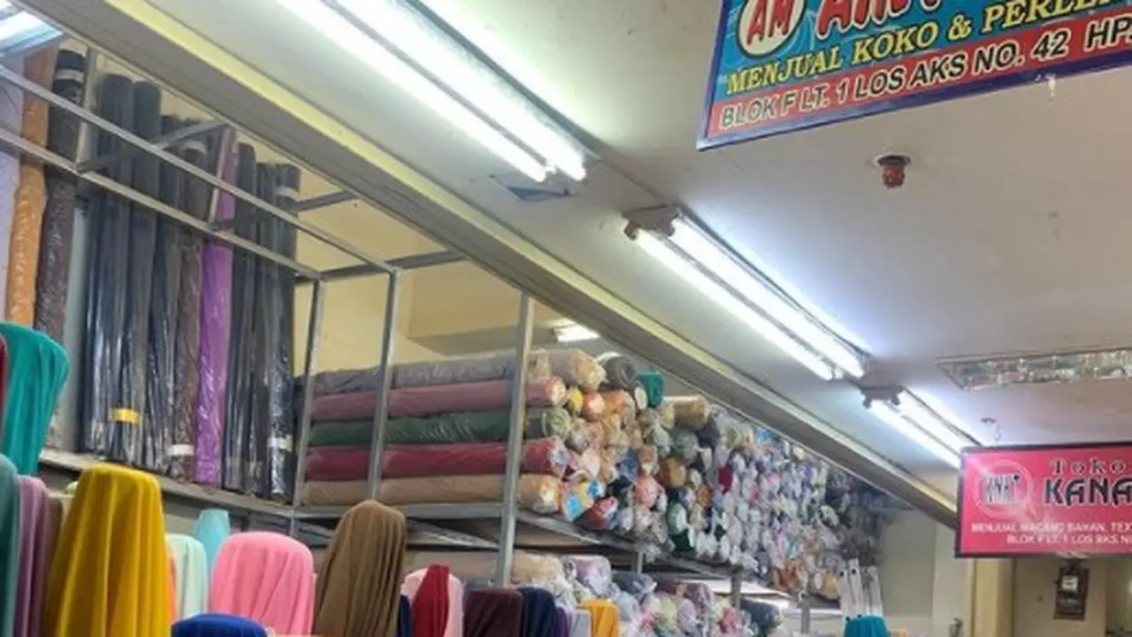 6 Potret Toko Milik H Faisal di Tanah Abang, Disebut Juragan Kain - Hot ...