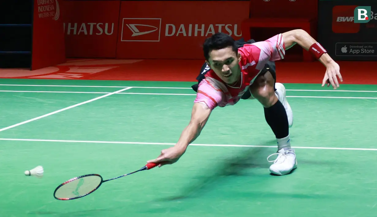 Foto: Senangnya Jonatan Christie Melangkah ke Final Indonesia Masters 2023 - Ragam Bola.com
