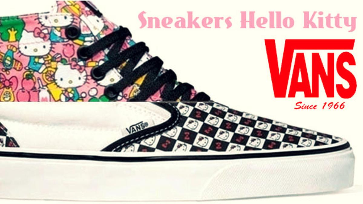 Fashion Update: Sepatu Sneakers Hello Kitty - Fashion Fimela.com