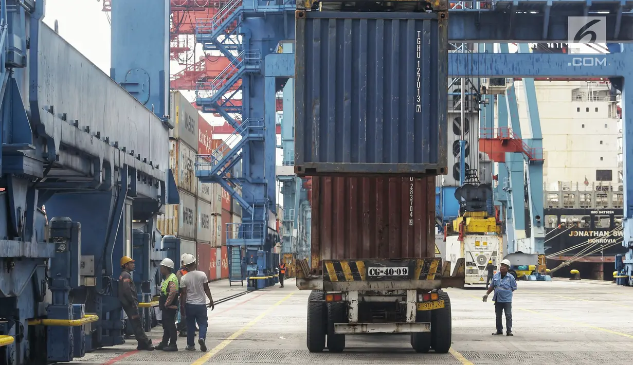 FOTO: Menatap Era Baru Pelabuhan Berkelas Dunia - Foto Liputan6.com