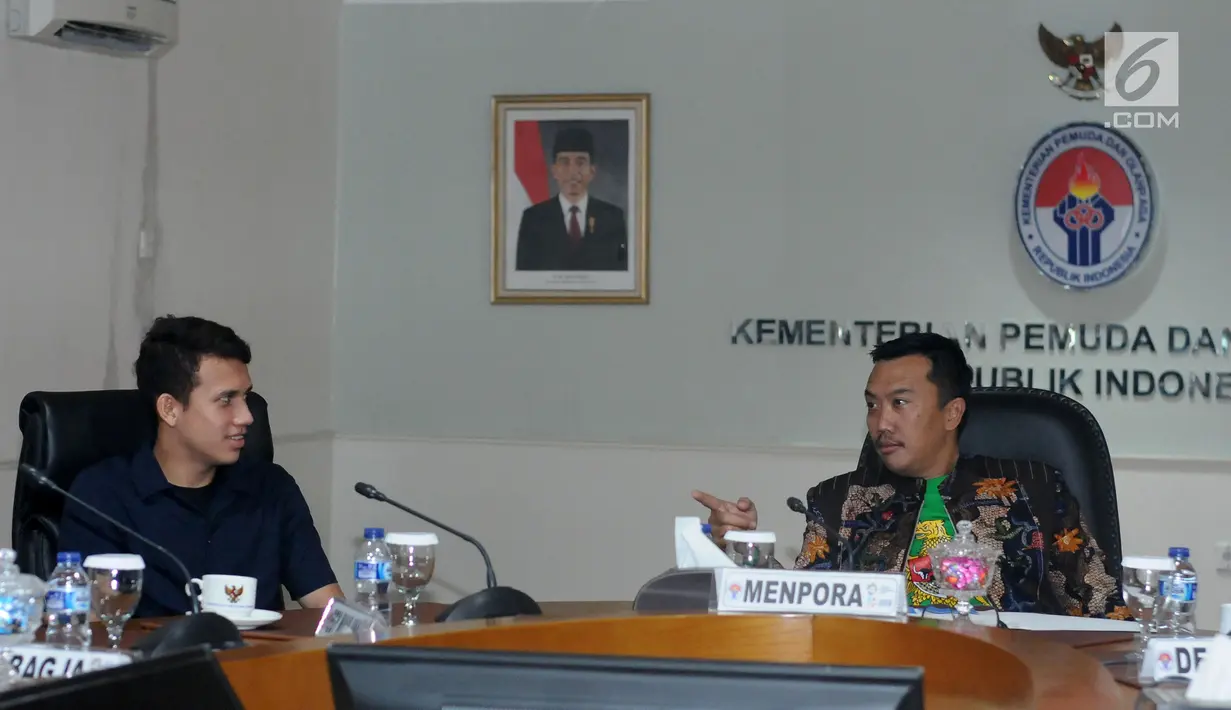 FOTO: Laporkan Perkembangan, Egy Maulana Vikri Temui Menpora - Foto ...