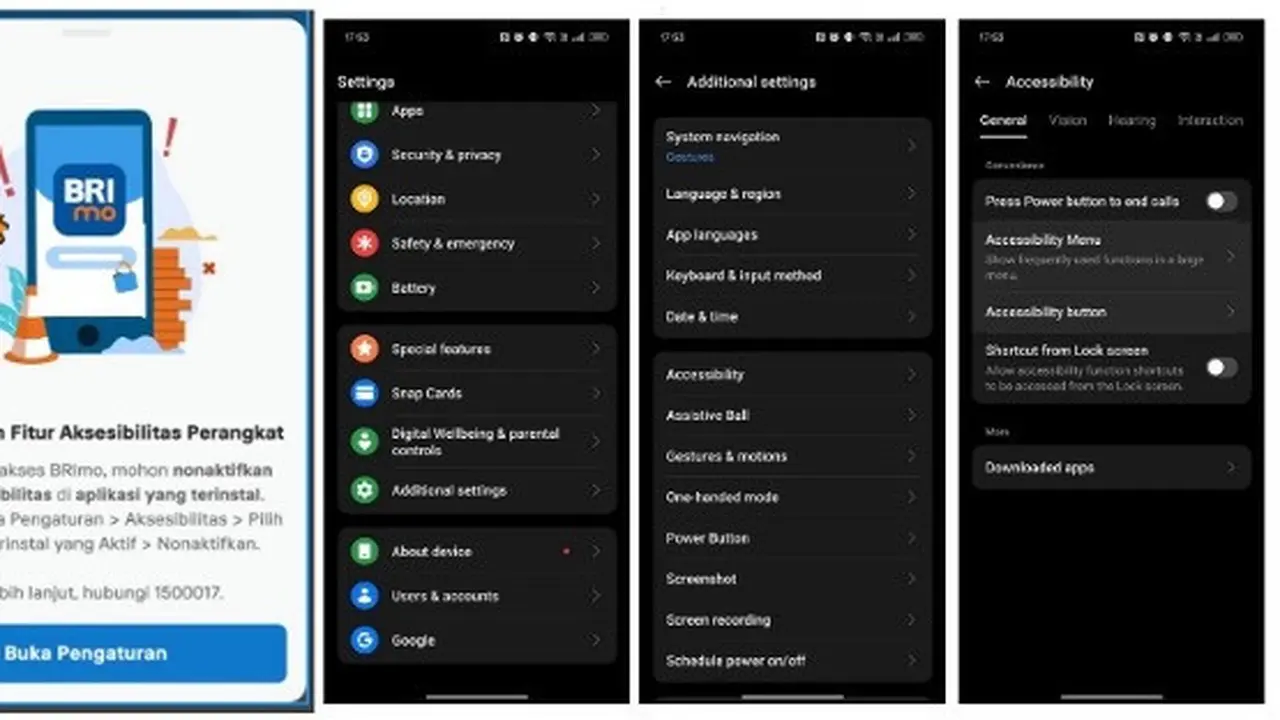 Cara Mudah Menonaktifkan Aksesibilitas di Smartphone, Akses Mobile ...