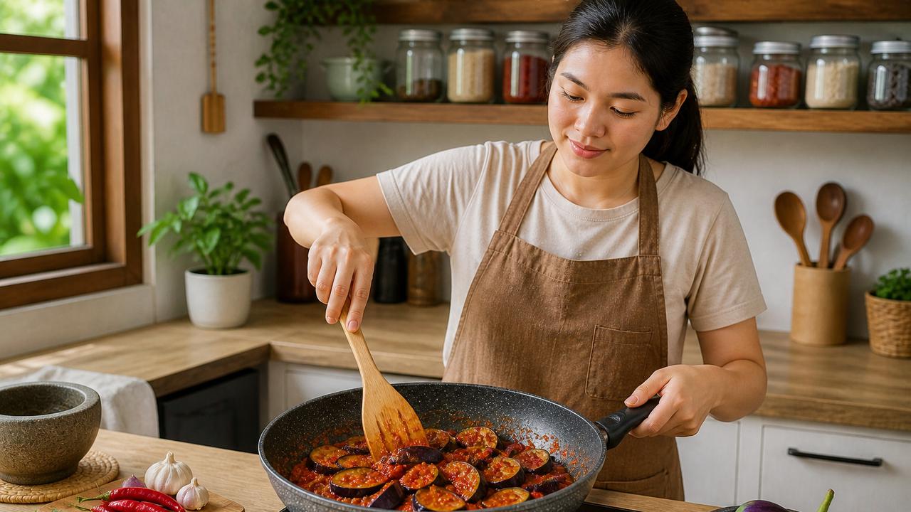 Cara Membuat Balado Terong Tanpa Digoreng, Hidangan Lezat dan Penuh Nutrisi