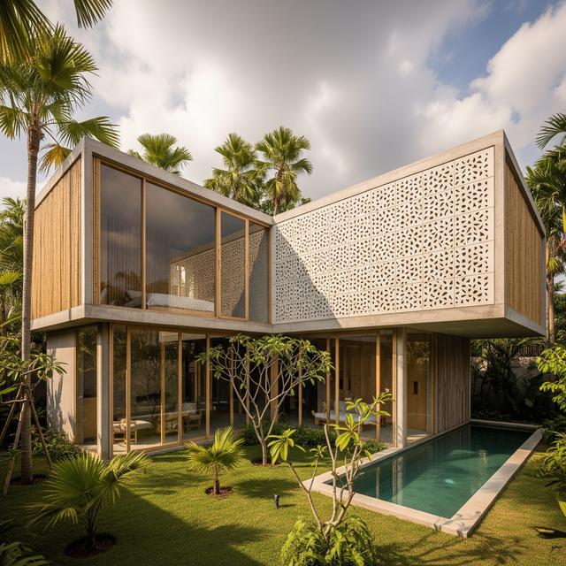 7 Gambar Rumah Minimalis Bentuk L Tampak Depan dengan Sentuhan Modern ...