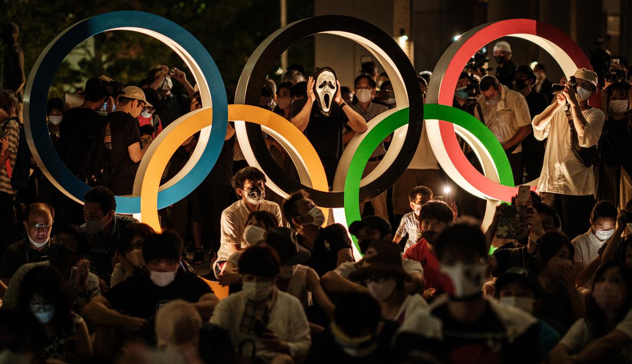 FOTO: Pesta Kembang Api dan Kursi Kosong di Pembukaan Olimpiade Tokyo ...