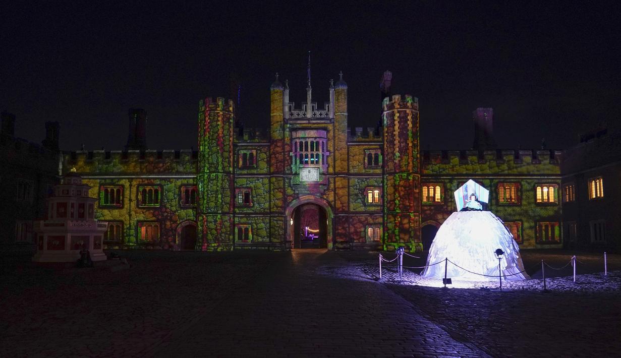 Palace Of Light, Instalasi Cahaya Sambut Hari Natal di London - Foto ...