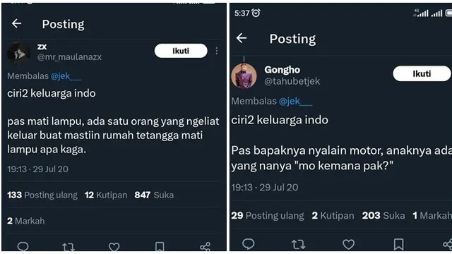 6 Cuitan 'Ciri-ciri Keluarga Indo' Menurut Netizen Ini Bikin Angguk Setuju - Hot Liputan6.com