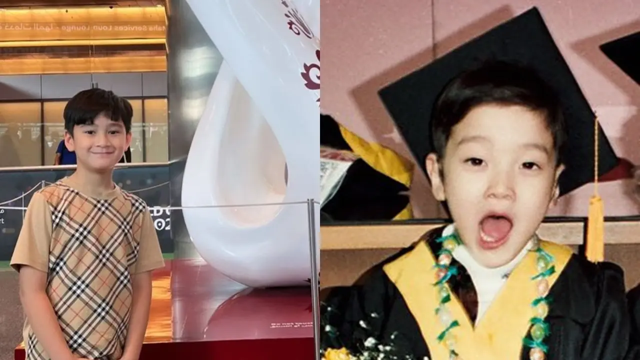 7 Potret Rafathar Bermuka Bantal Ini Viral, Disebut Mirip Siwon Kecil ...