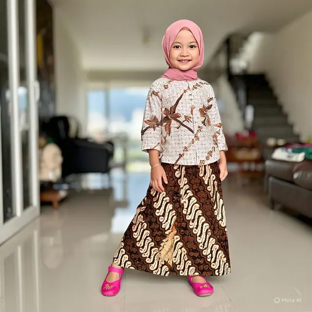 7 Model Baju Atasan dan Bawahan Rok Batik Anak, Tampil Cantik dan Modis ...