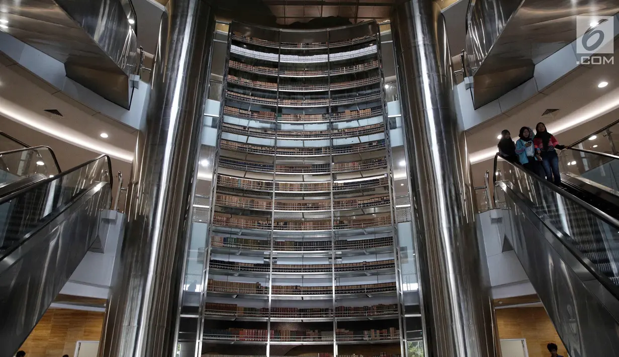 PHOTO: Terlihat Megah, Perpustakaan Nasional RI ini Tertinggi di Dunia ...