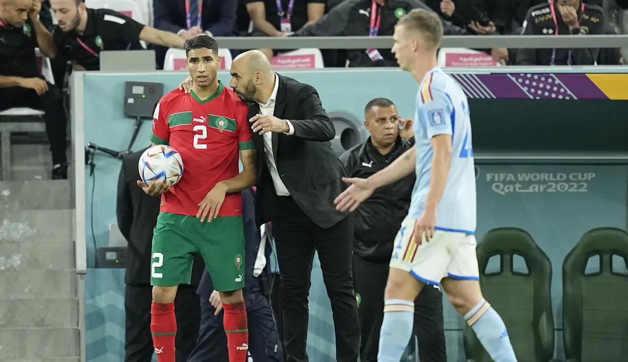 Foto: Mengenal Sosok Walid Regragui, Pelatih Timnas Maroko yang Terus ...