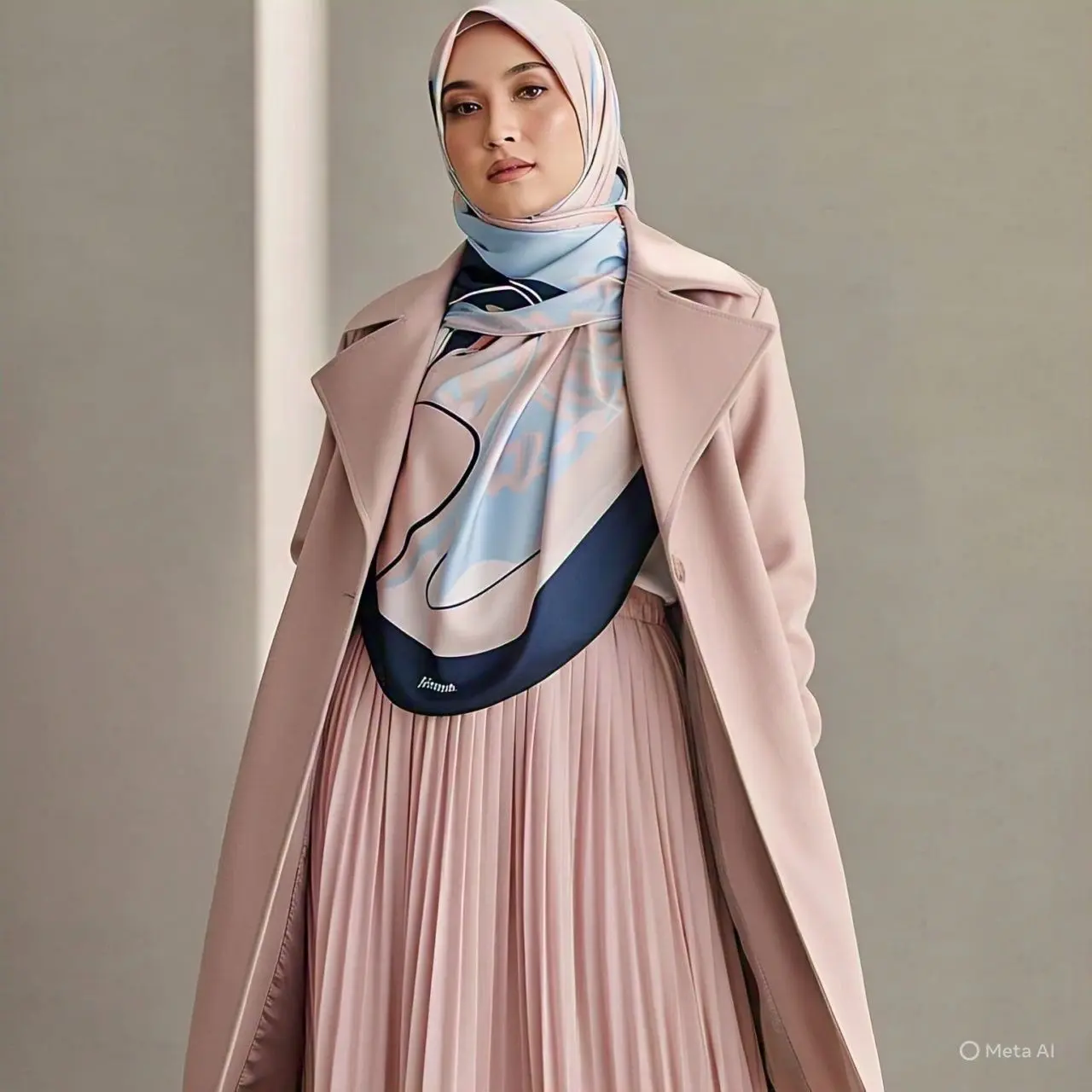 14 Inspirasi Outfit Korean Style Hijab Terbaru 2025, Chic dan Trendy - Hot Liputan6.com