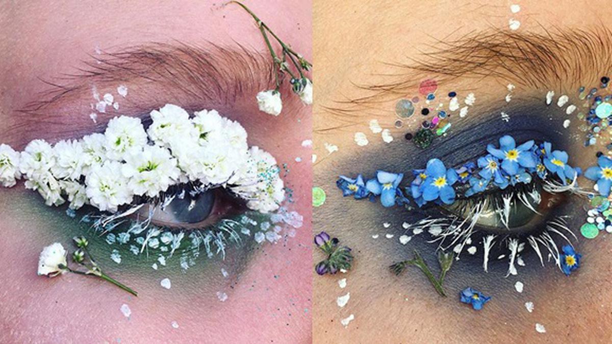 Mata Berbunga-Bunga, Makeup Terrarium Eyes Ini Cantik Nggak Sih ...