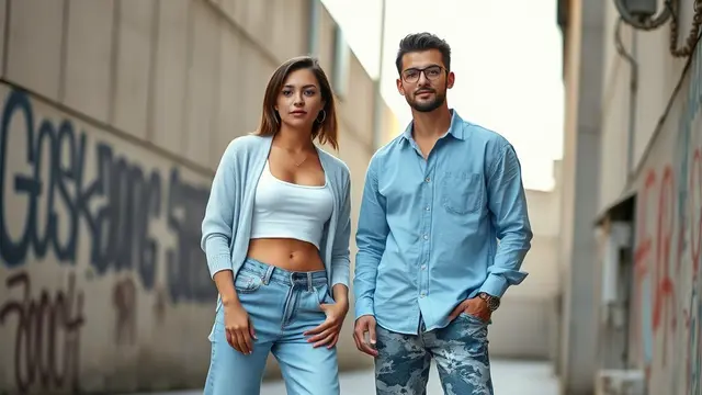 9 Inspirasi Outfit Biru Muda, Cocok untuk Pria dan Wanita - Hot ...