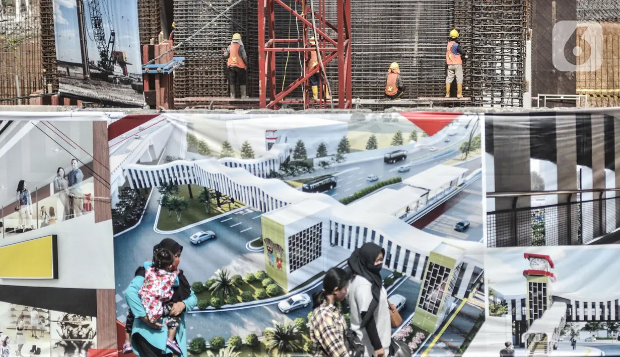 FOTO: Pembangunan Pasar Senen Blok I dan II Terus Dikebut - Foto ...