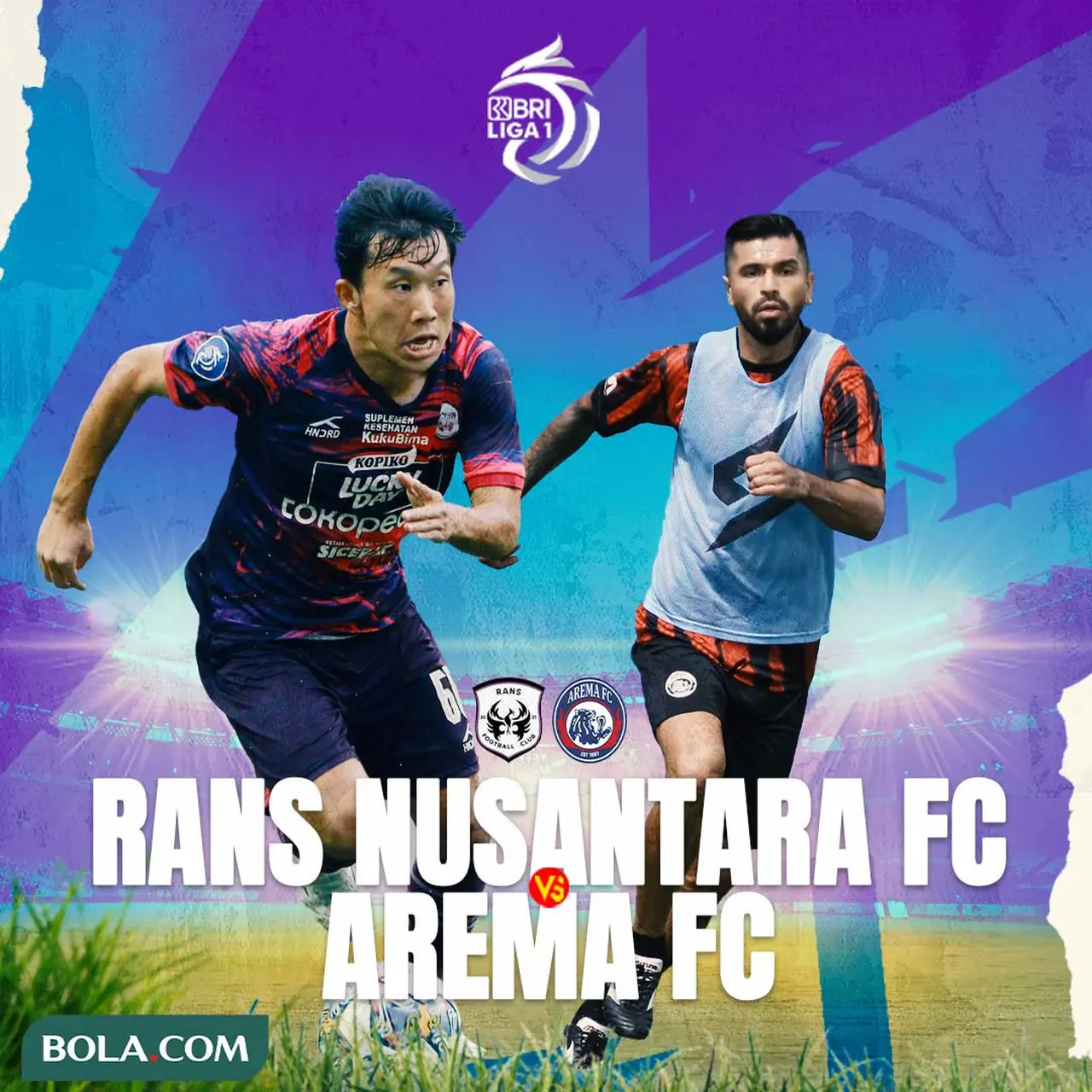 Adu Gacor Antarlini RANS Nusantara Vs Arema FC: Lini Depan Sama-Sama Tumpul - Indonesia Bola.com