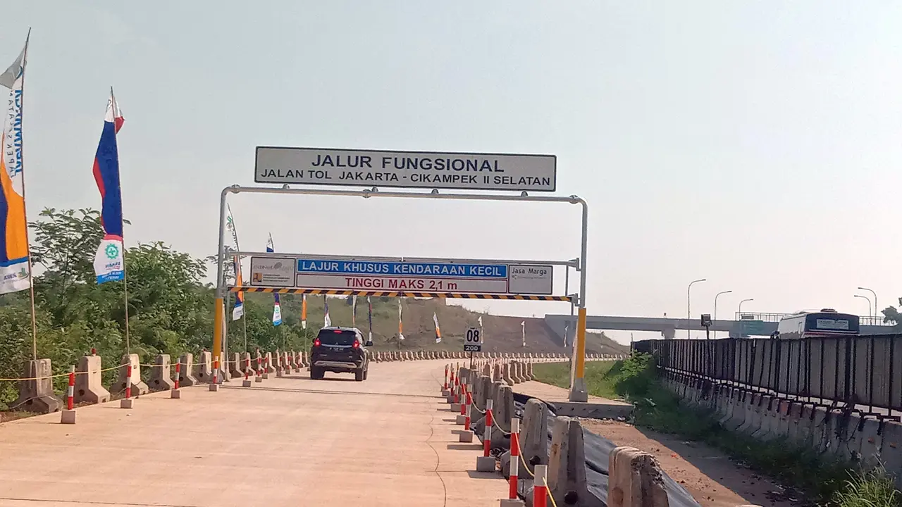 Tol Japek II Selatan Beroperasi Fungsional saat Nataru, Begini Alurnya - Bisnis Liputan6.com