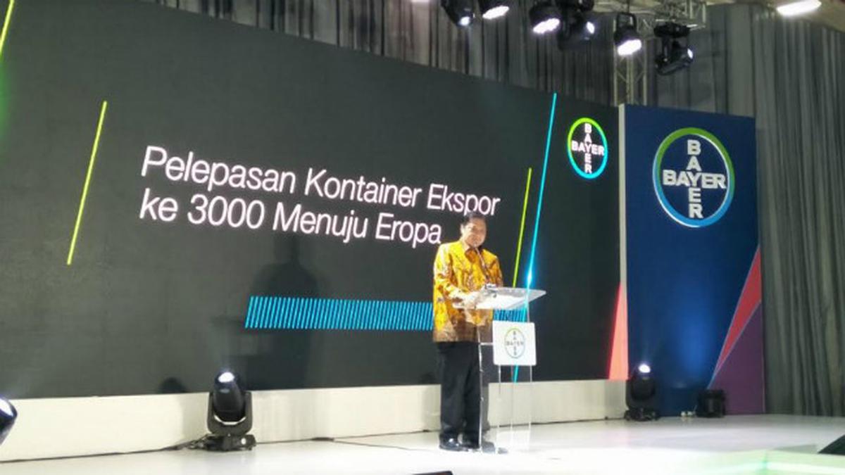 Menperin Lepas Ekspor ke-3.000 Produk Bayer Indonesia
