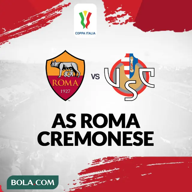 Hasil Copa Italia 2022 / 2023: Dipermalukan Cremonese, AS Roma Gagal ke ...