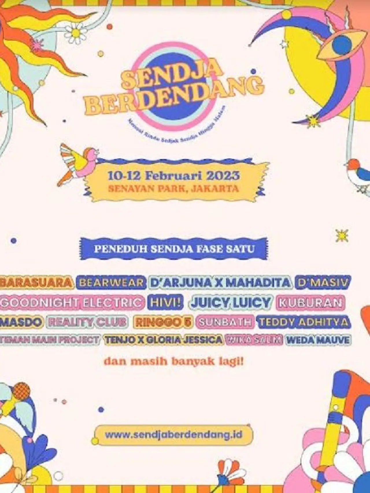 Festival Musik Sendja Berdendang Digelar pada 10-12 Februari 2023 ...