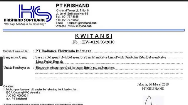 5 Contoh Kwitansi Berdasarkan Jenisnya, Ini Fungsi dan Komponen yang ...