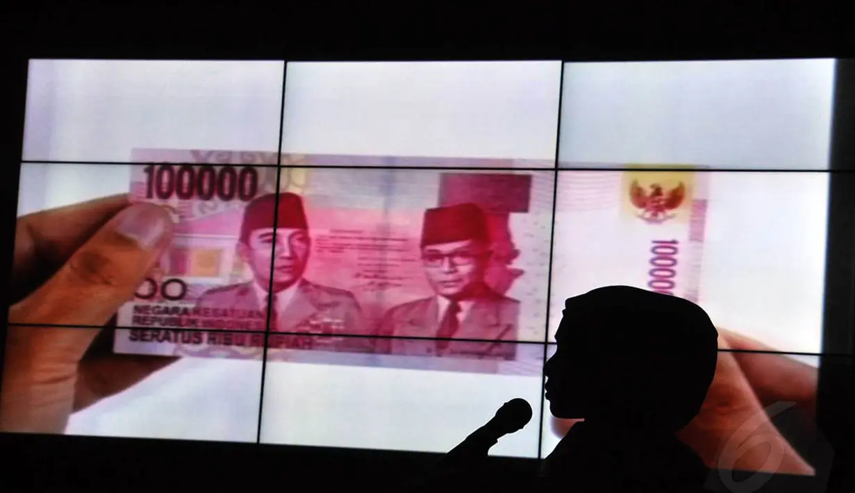 Uang Kertas Rp.100 Ribu Baru Resmi Diluncurkan - Foto Liputan6.com