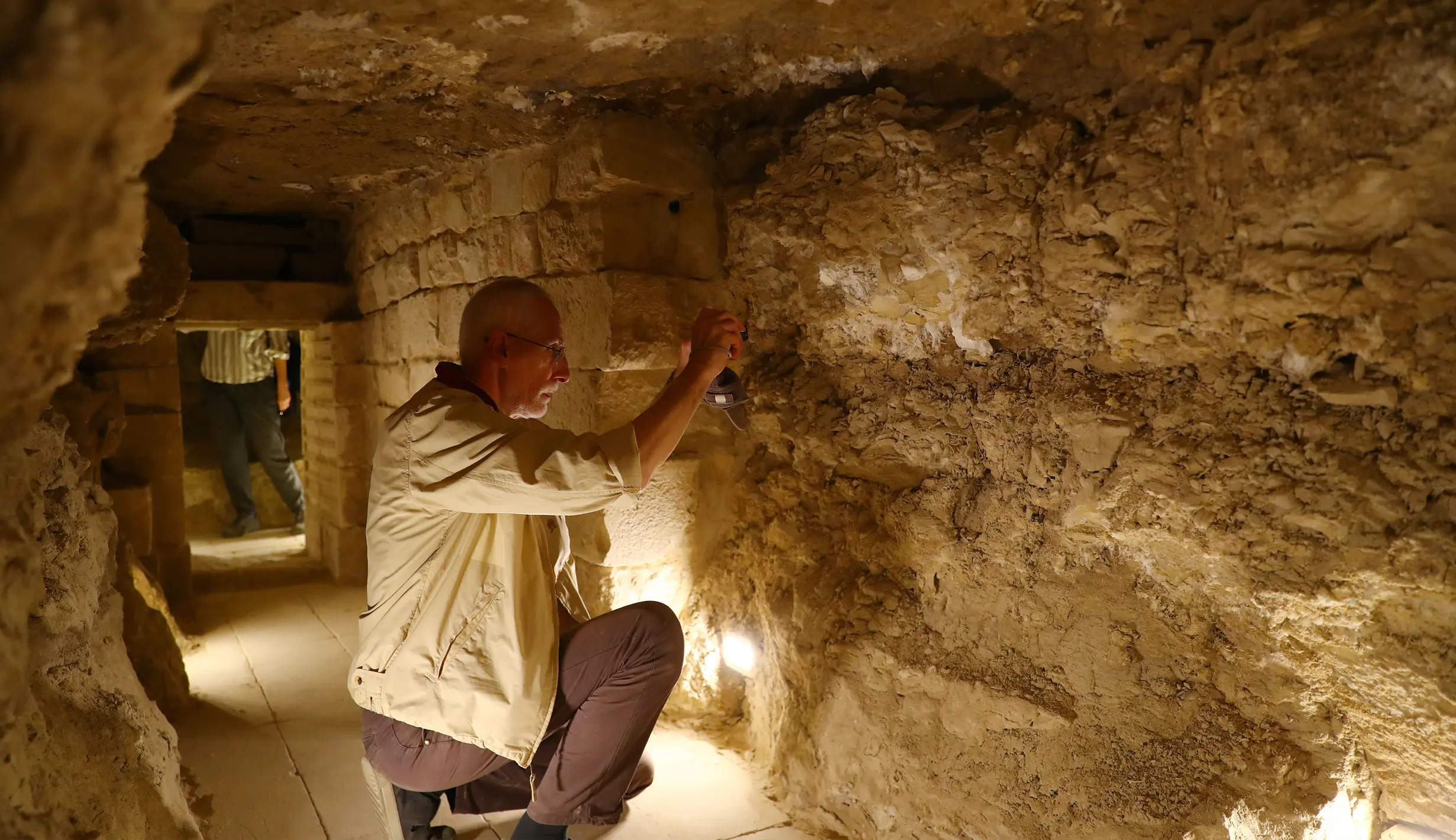 FOTO: Melihat Isi Piramida Berumur 4.700 Tahun di Mesir - Foto Liputan6.com