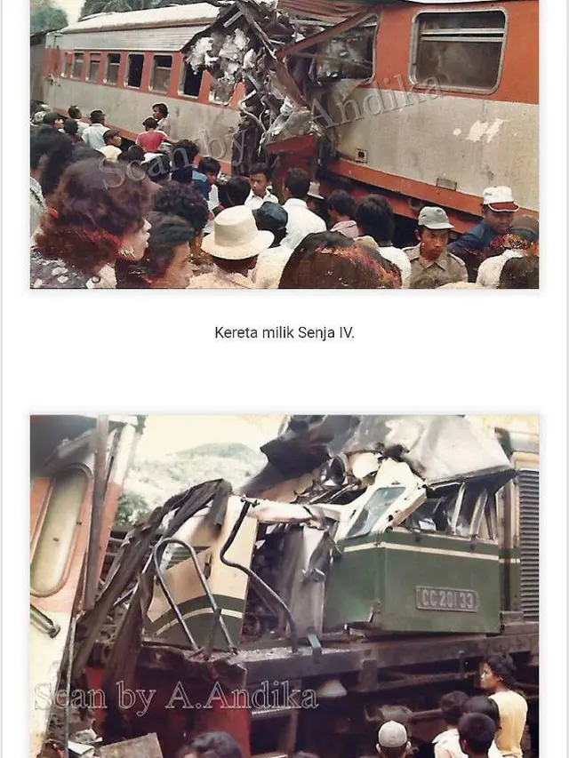 Mengenang Tragedi Maut Tabrakan Kereta Api di Tepi Serayu Banyumas ...