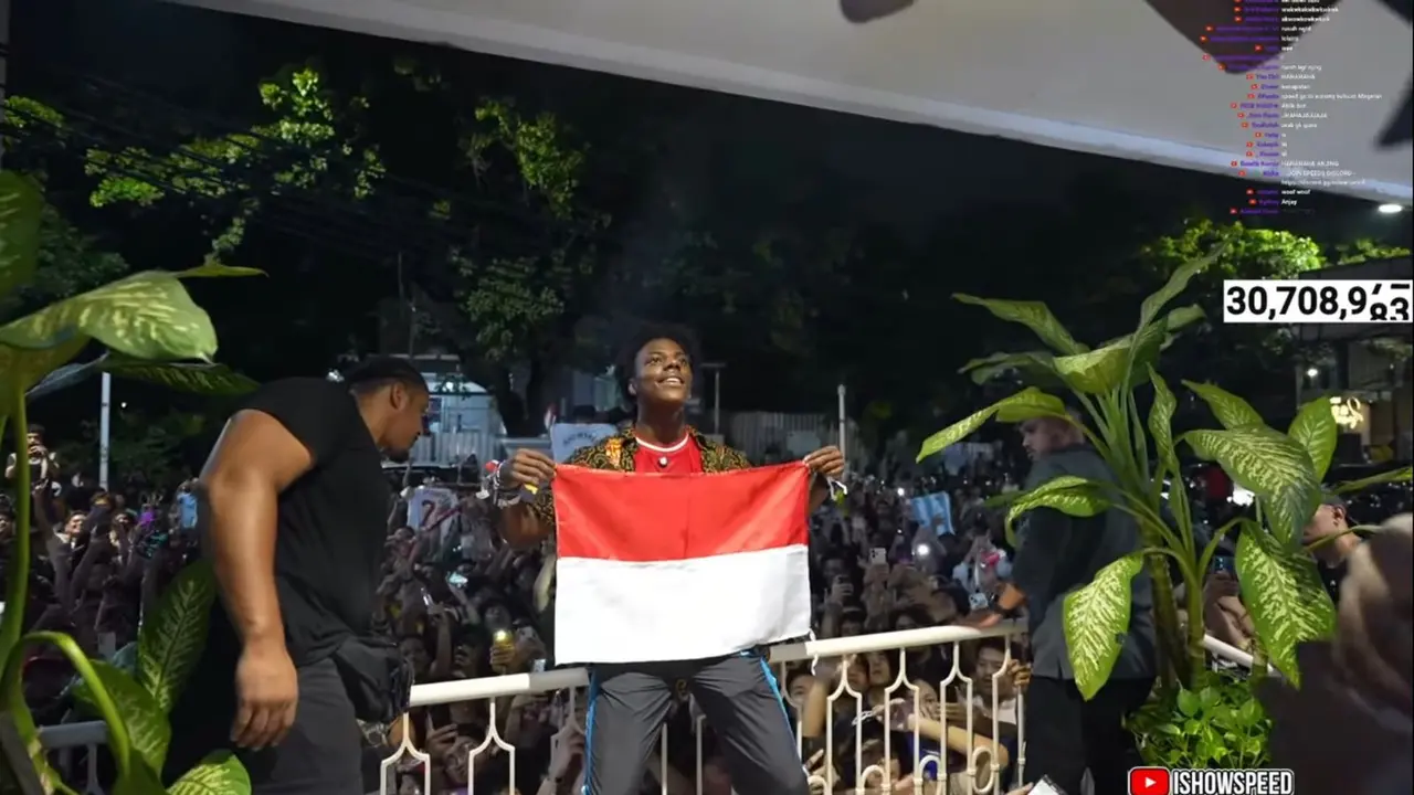Siaran Langsung IShowSpeed di Indonesia Viral, Tembus 17 Juta Penonton ...