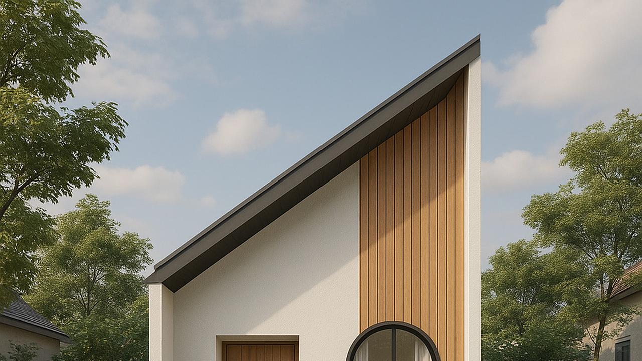 7 Model Rumah 5×8 Atap Asimetris Unik yang Estetik, Beda dari yang Lain