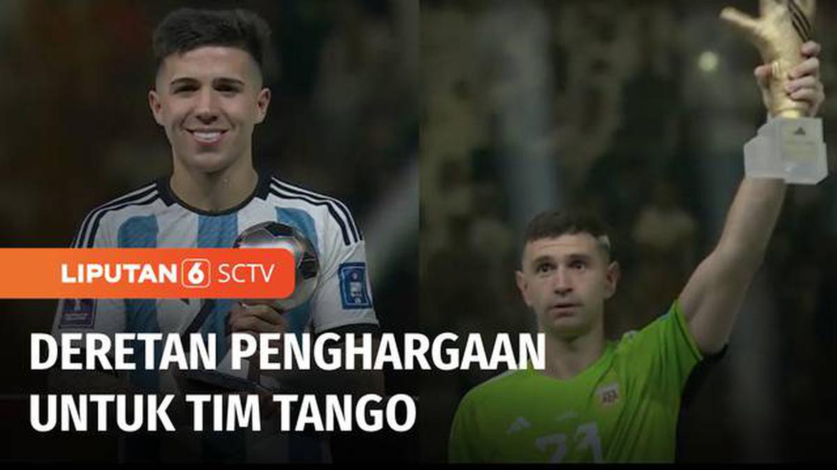 VIDEO: Argentina Juara Dunia! Pemain Tim Tango Borong Penghargaan - TV Liputan6.com