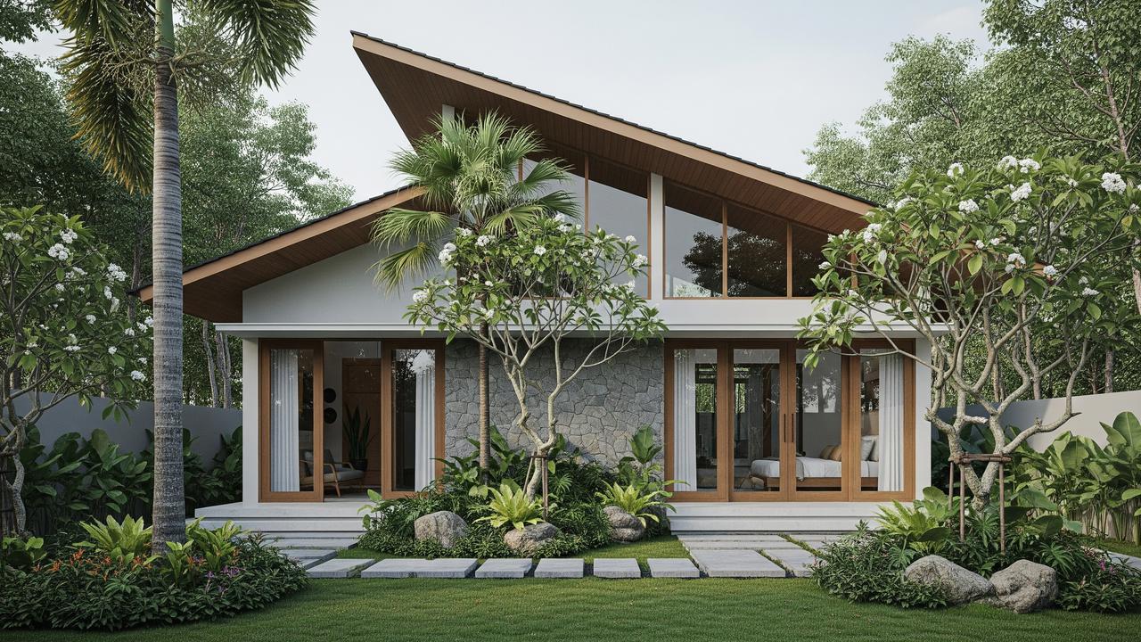 8 Model Rumah Minimalis Modern dengan Sentuhan Tropis, Bakal Jadi Tren ...