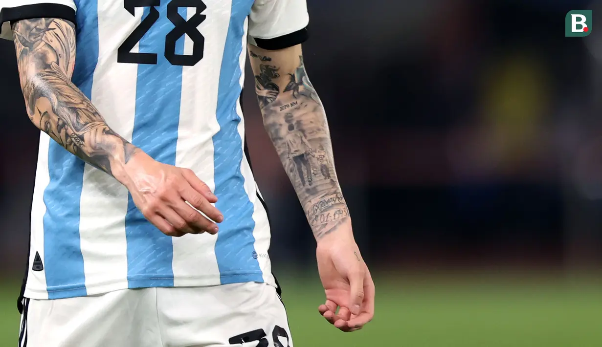 Foto: Bergambar Karakter Kapten Tsubasa hingga Nama Ibunya, Begini Tato ...