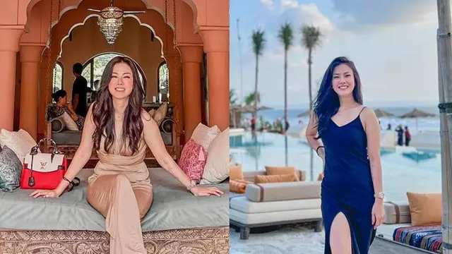 6 Momen Liburan Nita Gunawan di Bali, Selalu Tampil Menawan - Hot Liputan6.com