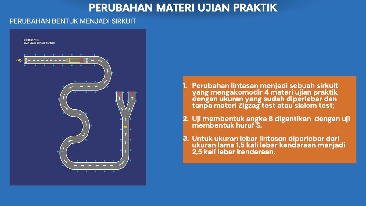 Tak Ada Lagi Ujian Praktik SIM C Zig Zag dan Angka 8, Tapi Ini Gantinya ...