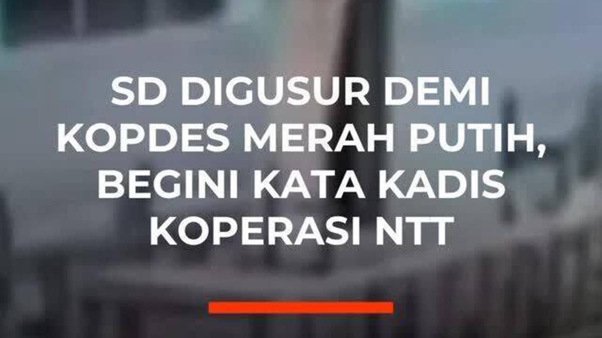 SD Digusur Demi Kopdes Merah Putih , Brgini Kata Kadis Koperasi NTT