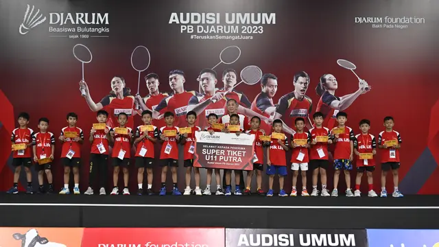 Audisi Umum PB Djarum 2023 Rampung: 51 Peserta Raih Super Tiket dan Melaju ke Tahap Karantina ...