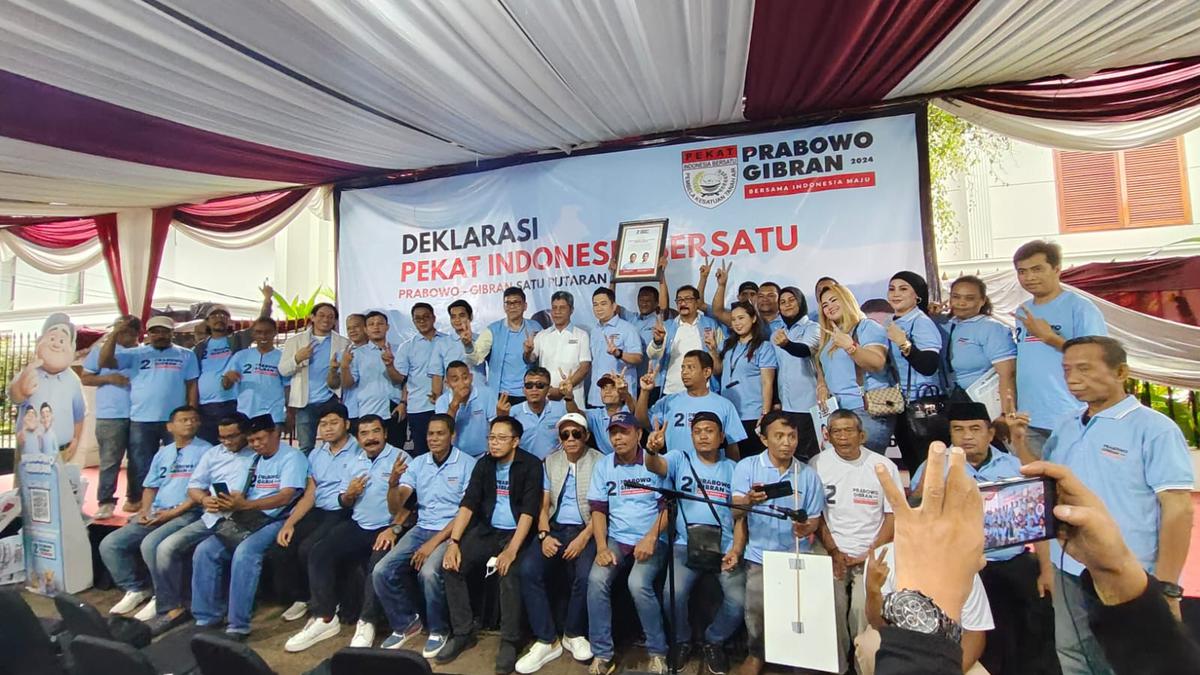 Dukung Keberlanjutan, Relawan Pekat Deklarasi Dukung Prabowo-Gibran - Pemilu Liputan6.com