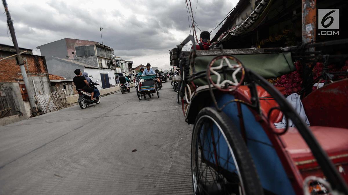 FOTO: Becak Siap Kembali Beroperasi