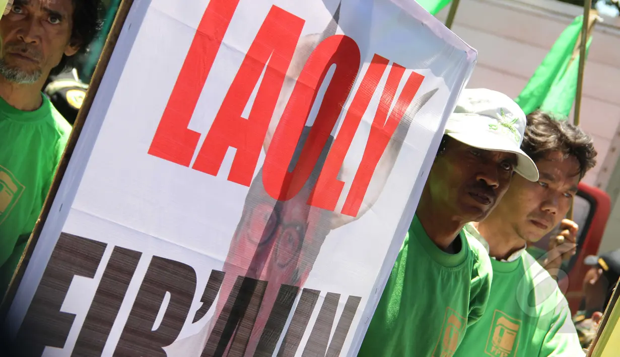 Massa PPP Djan Faridz Tuntut Yasona Laoly - Foto Liputan6.com