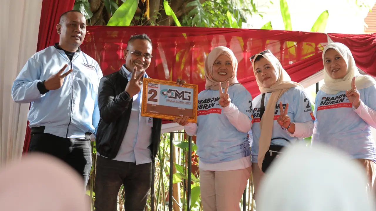 Majukan UMKM dan Buka Lapangan Kerja, Relawan Emak-Emak Gemoy Deklarasi Dukung Prabowo-Gibran ...