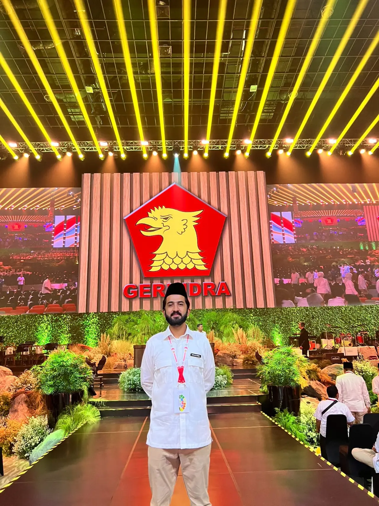 Selebgram Atta Ul Karim Hadiri Perayaan HUT ke-17 Gerindra, Ucapkan ...
