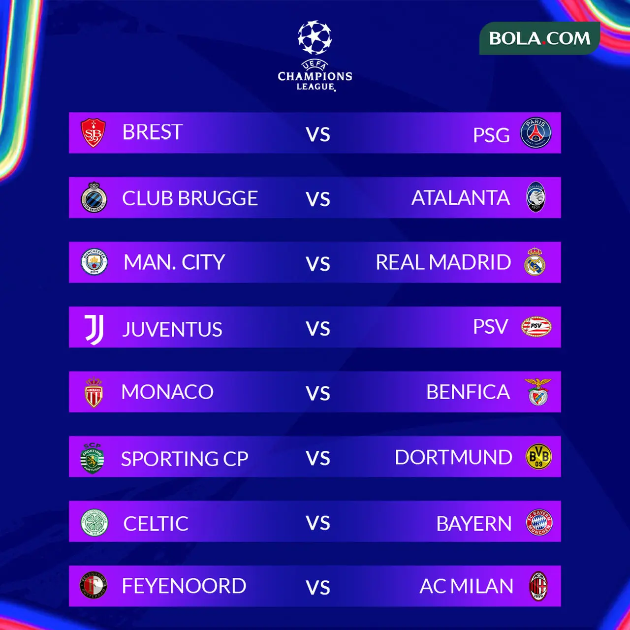 Jadwal Pertandingan Knockout Play-off Liga Champions: Kapan Duel Man ...