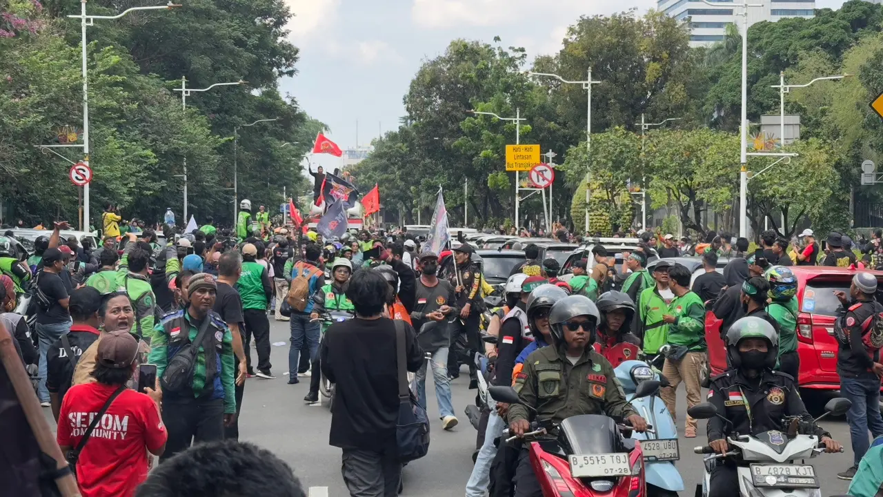 Ribuan Pengemudi Ojol Gelar Demo Hari Ini, Apa Saja Tuntutannya? - News Liputan6.com