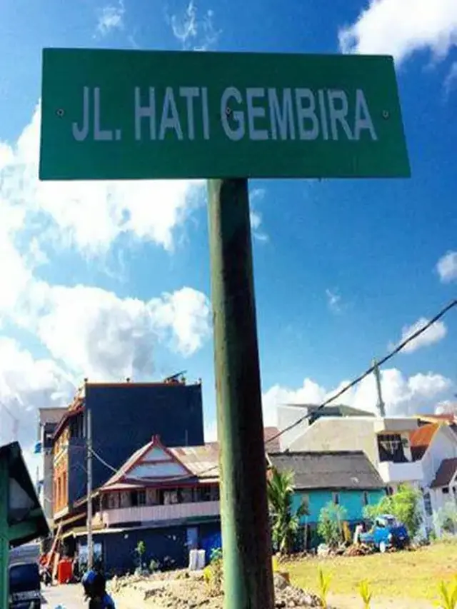 9 Potret Nama Jalan Unik di Indonesia, Malah Bikin Baper - Hot Liputan6.com